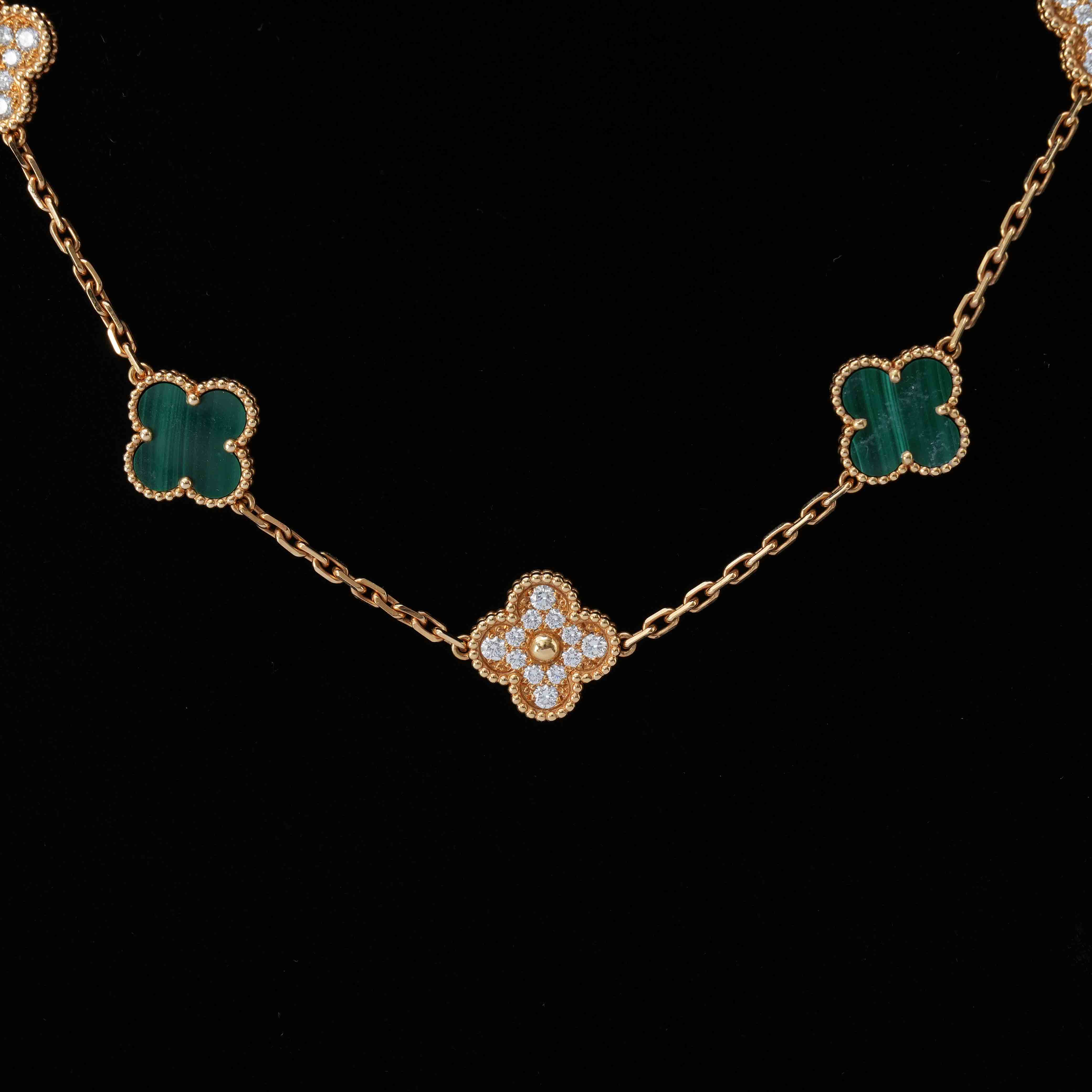 Van Cleef & Arpels(USED)반클리프앤아펠 빈티지 알함브라 10모티브 네크리스 | 캉카스백화점